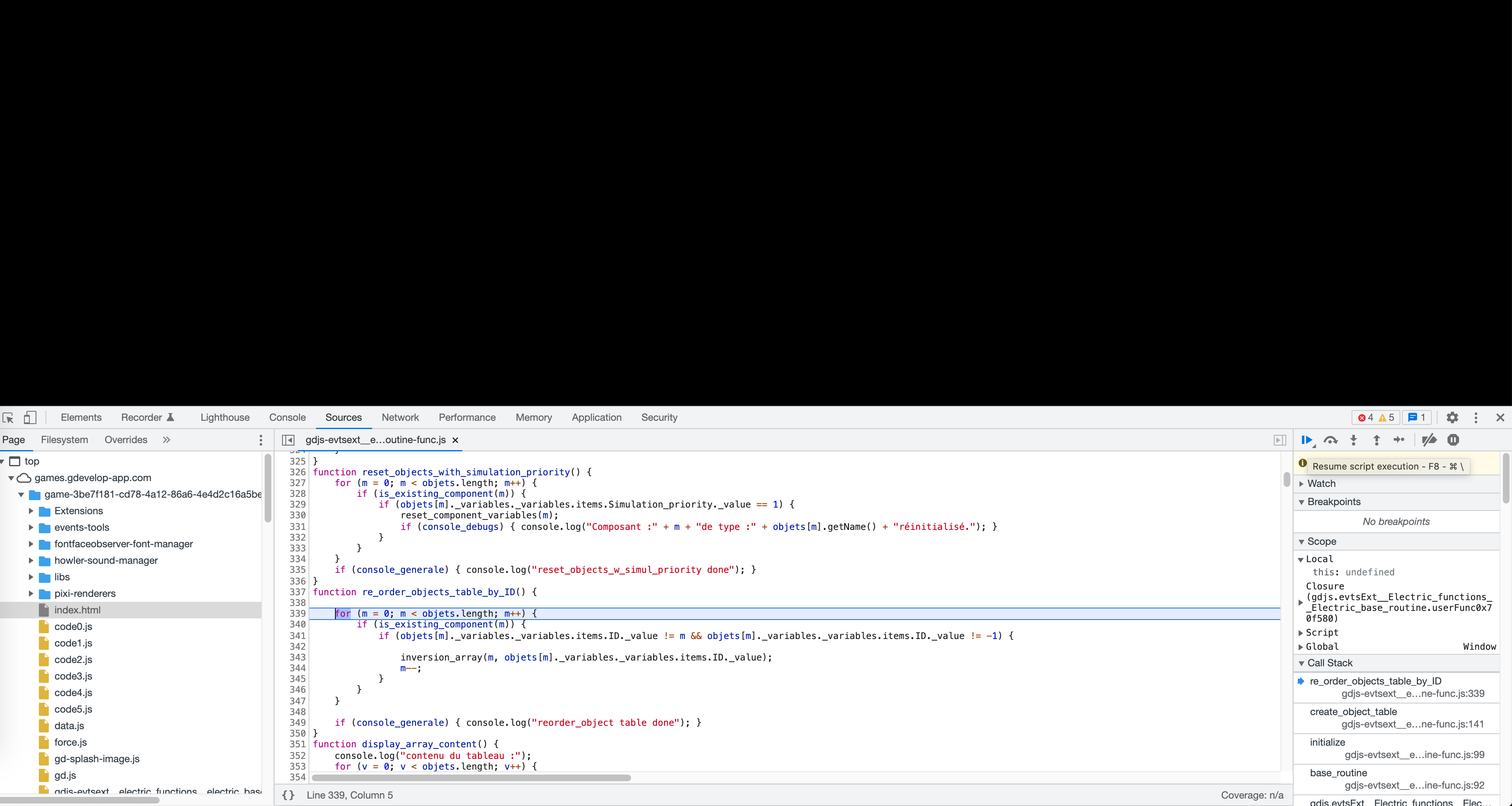 Problem when passing from beta105 release to beta106 and beyond · Issue #3552 · 4ian/GDevelop ...