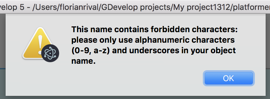 Popup windows missing button and freeze system · Issue #856 · 4ian/GDevelop · GitHub