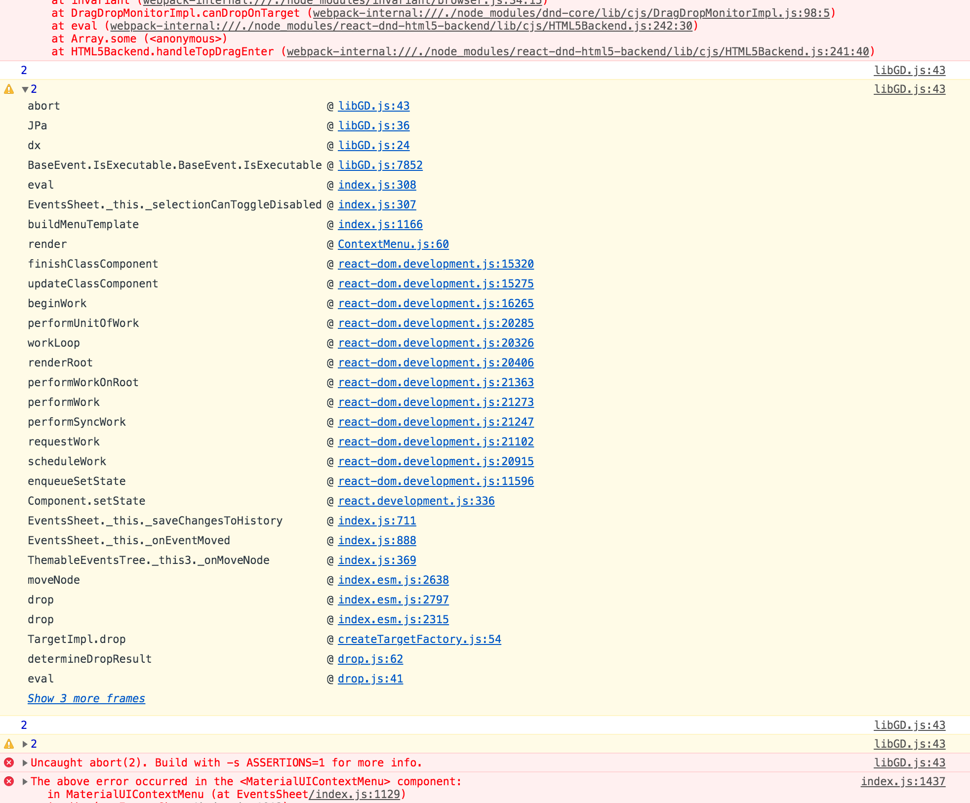 Drag and drop crash webpp · Issue #1404 · 4ian/GDevelop · GitHub