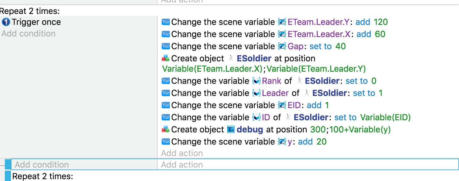 Object selection inside repeat loops · Issue #1487 · 4ian/GDevelop · GitHub