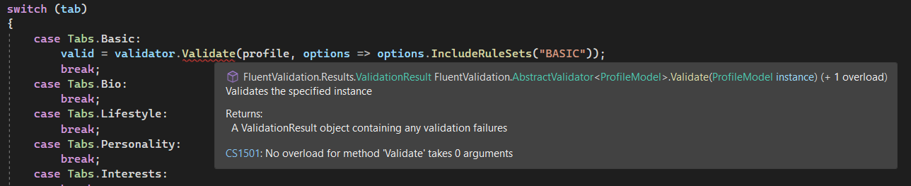 Rulesets Missing · Issue 158 · Blazored Fluentvalidation · Github