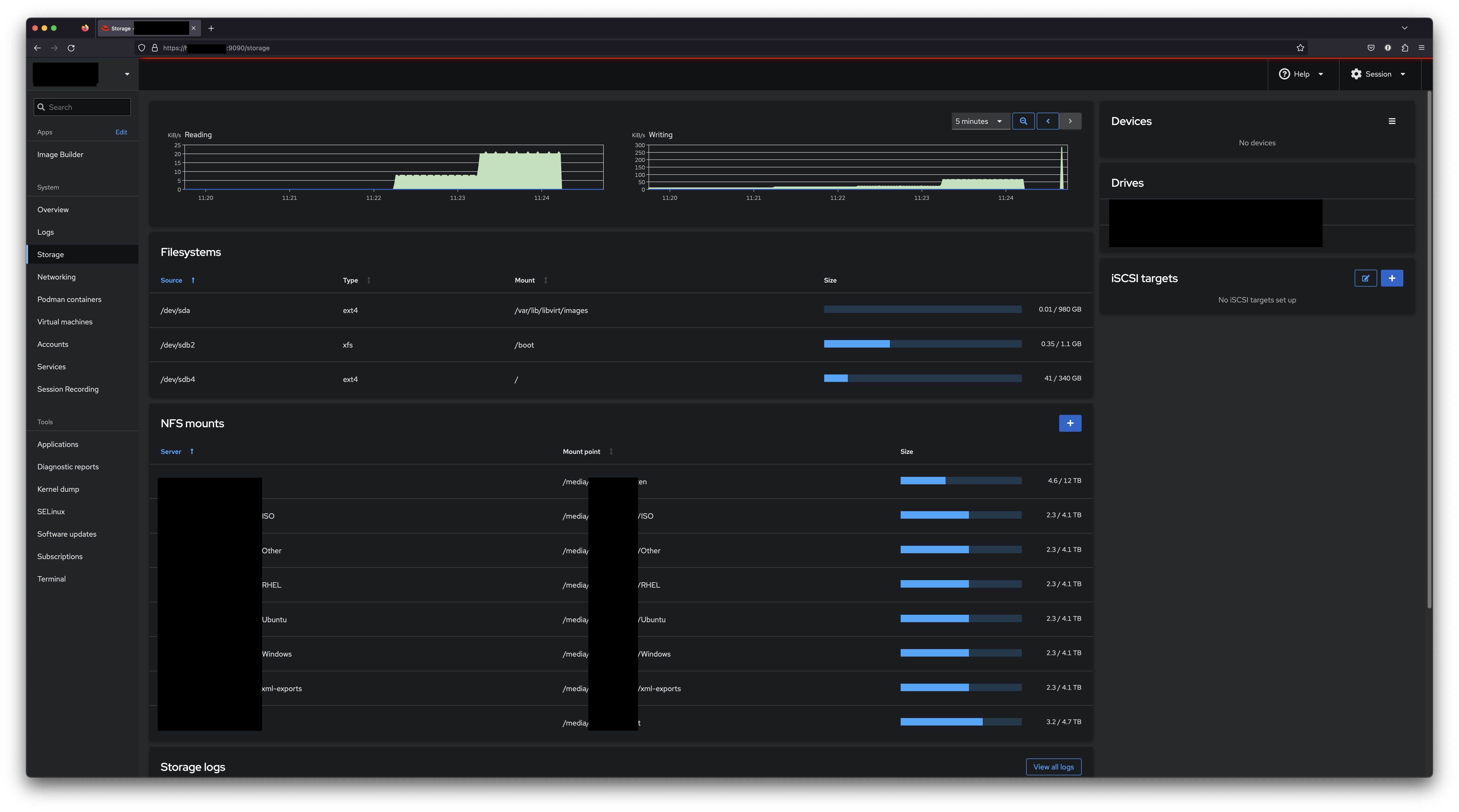 internal error: client socket closed · Issue #1193 · cockpit-project/cockpit-machines · GitHub