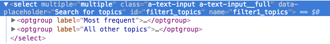 Bug Select Elems In Filterable Controls Get A Text Input Classname · Issue 3443 · Cfpb