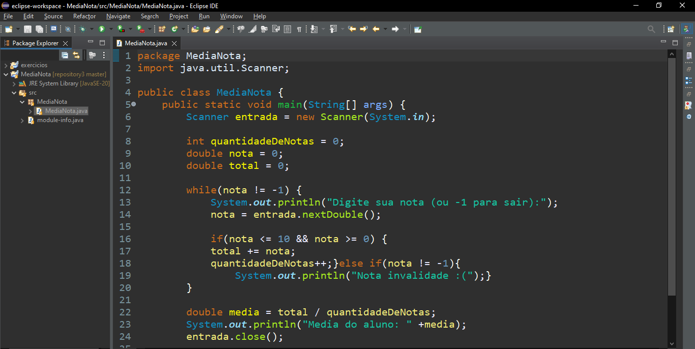 GitHub - EduardoBackesdev/MediaNota: Este e um software criado em java ...