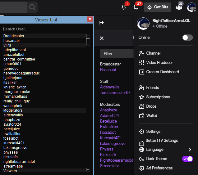 Staff changes to chatters list · Issue #1900 · Chatterino/chatterino2 ...