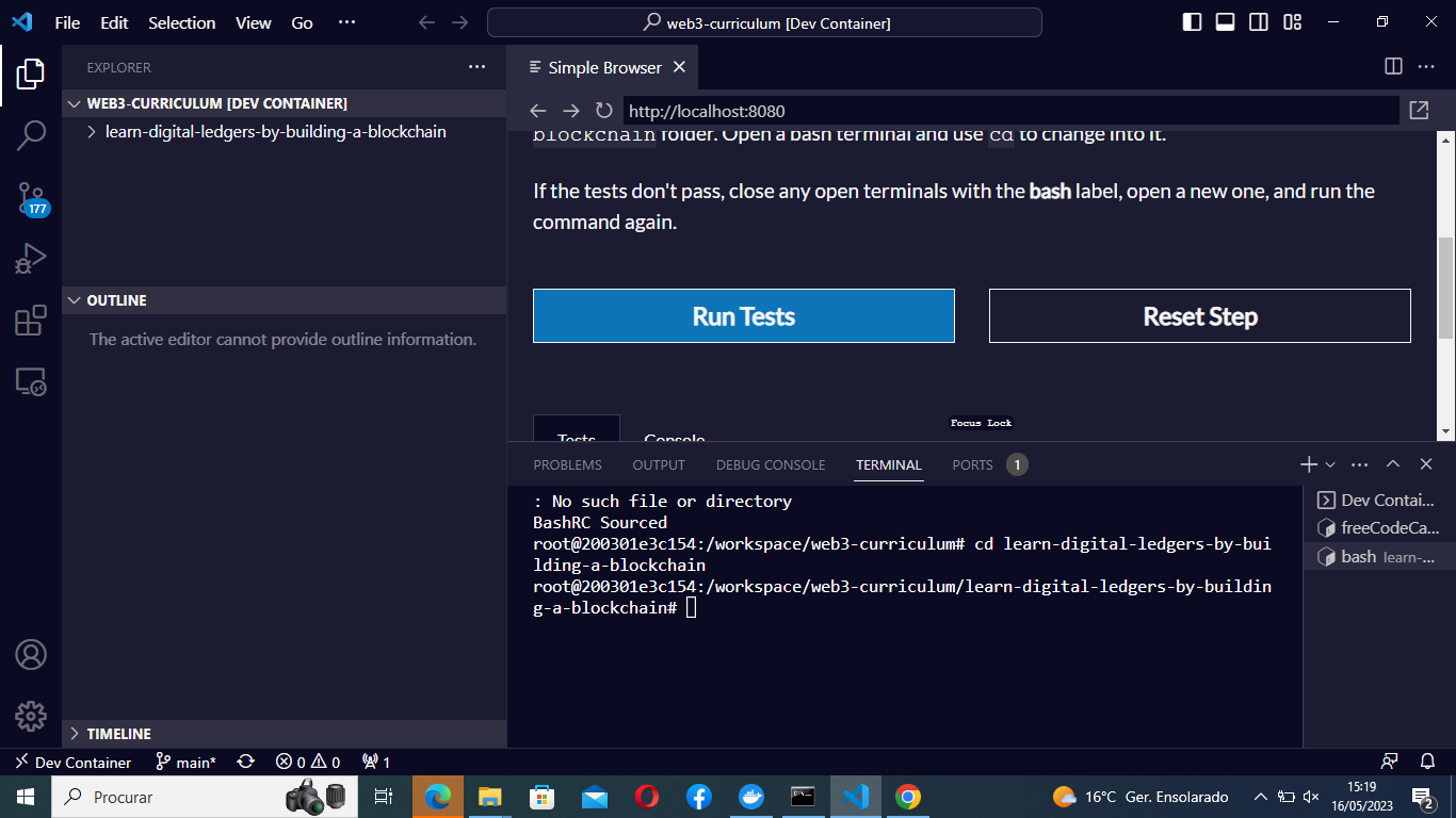 [BUG]: Course doesn't run · Issue #100 · freeCodeCamp/web3-curriculum · GitHub