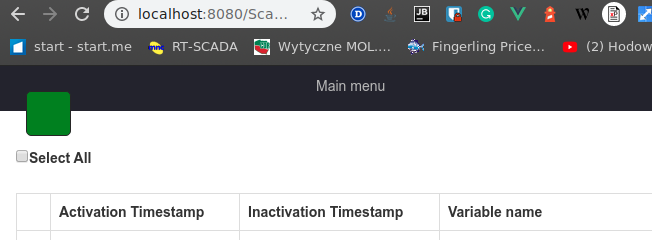 Create Alarm List Component In Vuejs App For New Alarm List · Issue