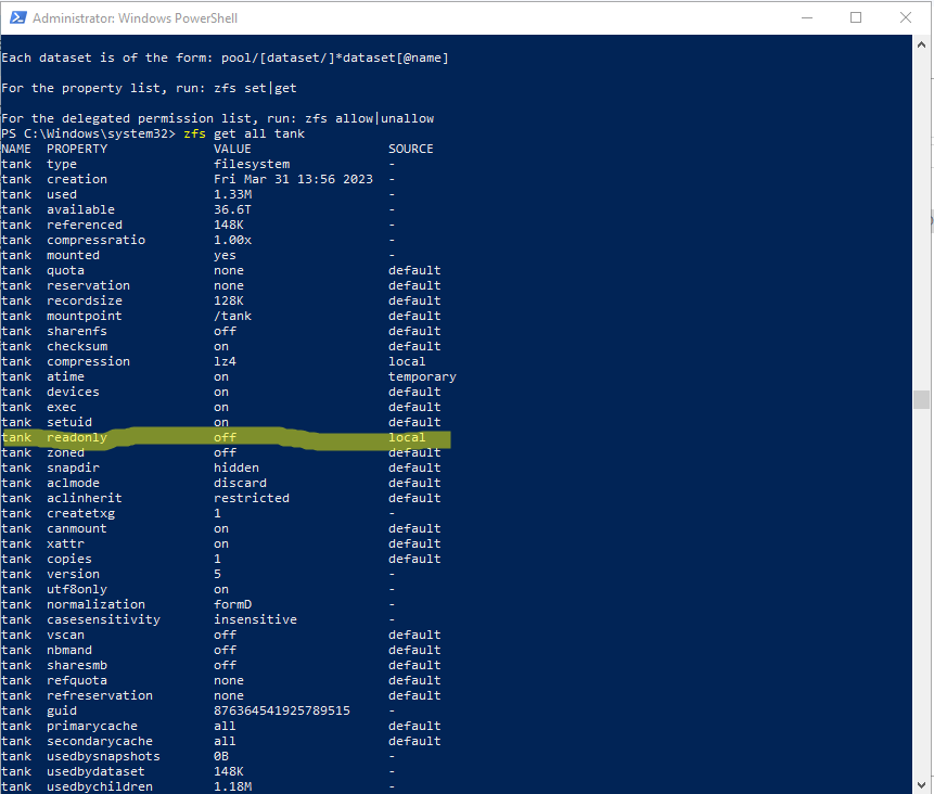 Can´t Rename Any File In A Dataset · Issue 215 · Openzfsonwindows 
