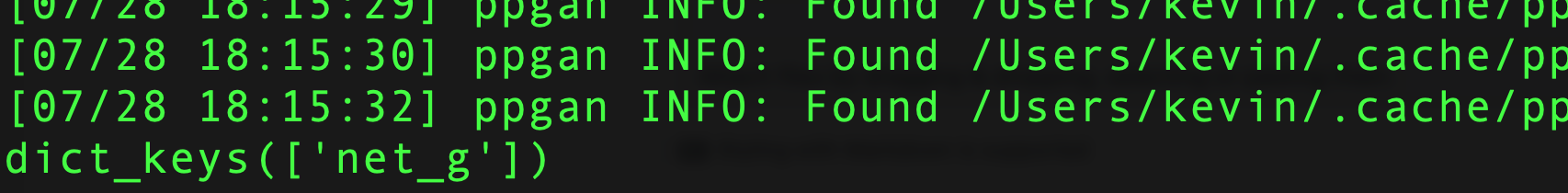 model GFPGAN.pdparams does not include net_g_ema key · Issue #803 · PaddlePaddle/PaddleGAN · GitHub