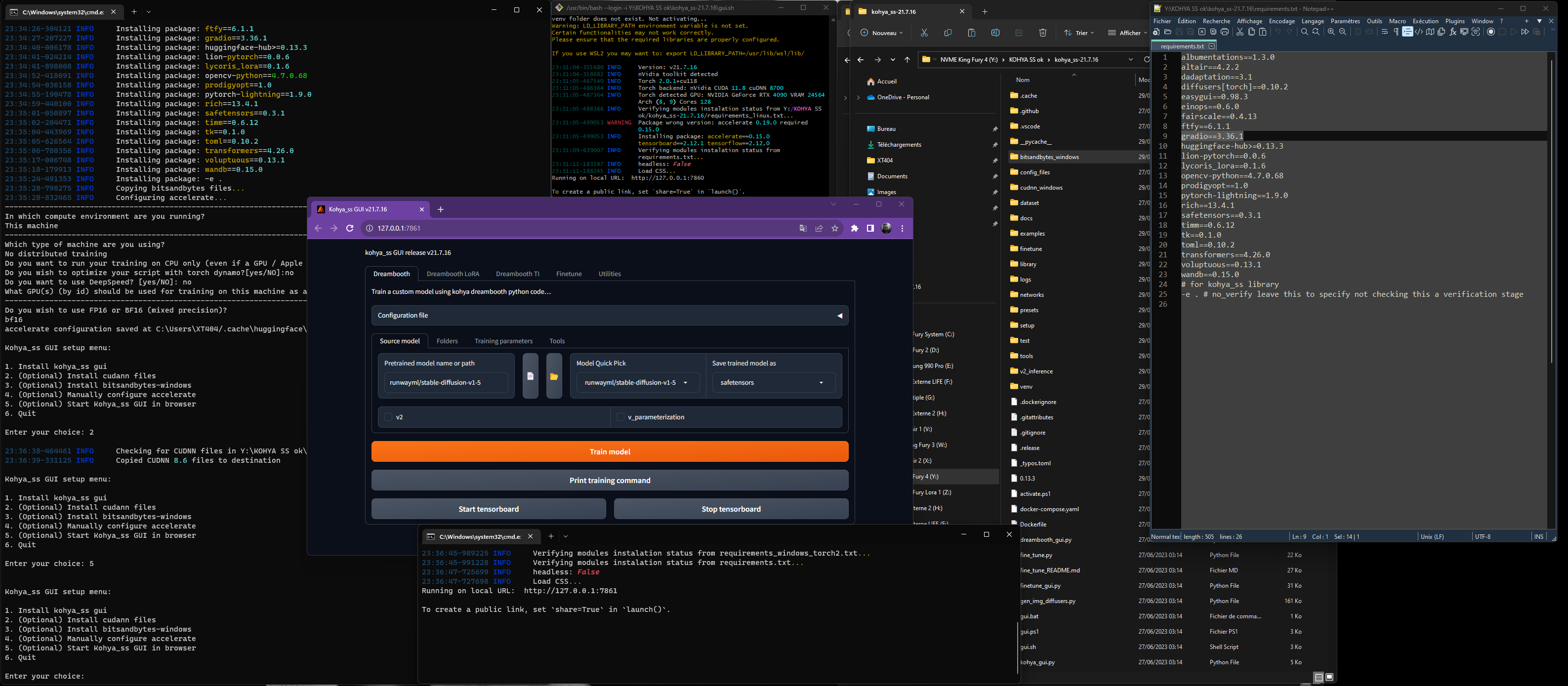SD 1.5 Training Completely Broken + Unable to Use Old Kohya Commits · Issue #1291 · bmaltais ...