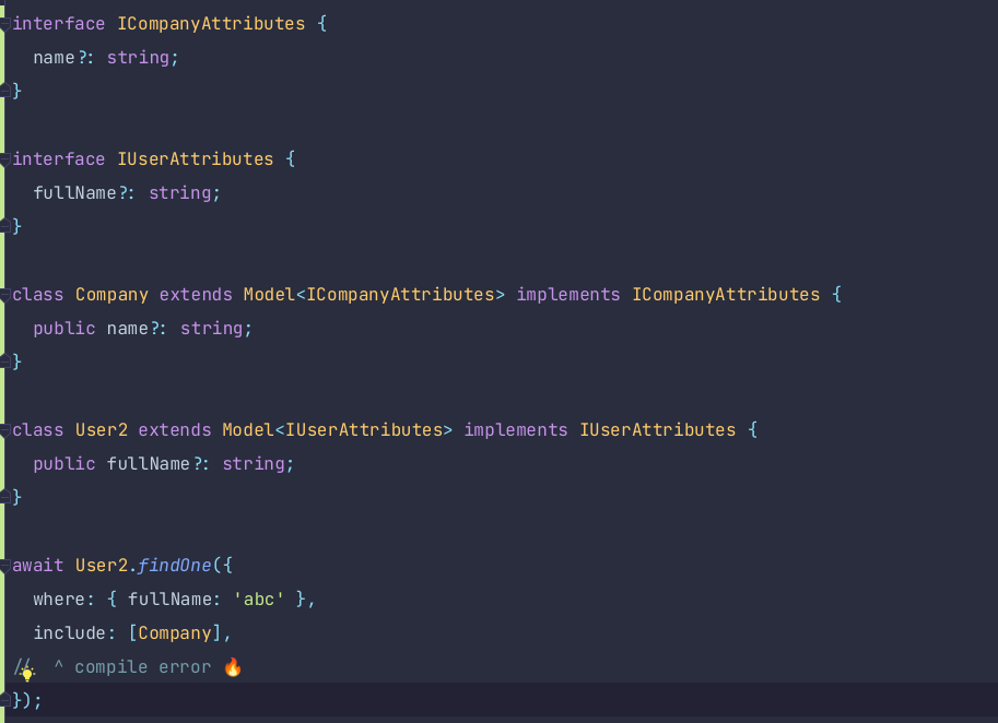 TS typing seems to be broken when using a query with `include: []` option · Issue #12716 ...