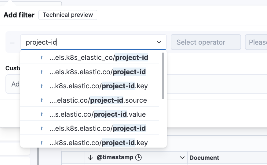 [Unified Search] Improve input fields in filter modal for long field names · Issue #166019 ...