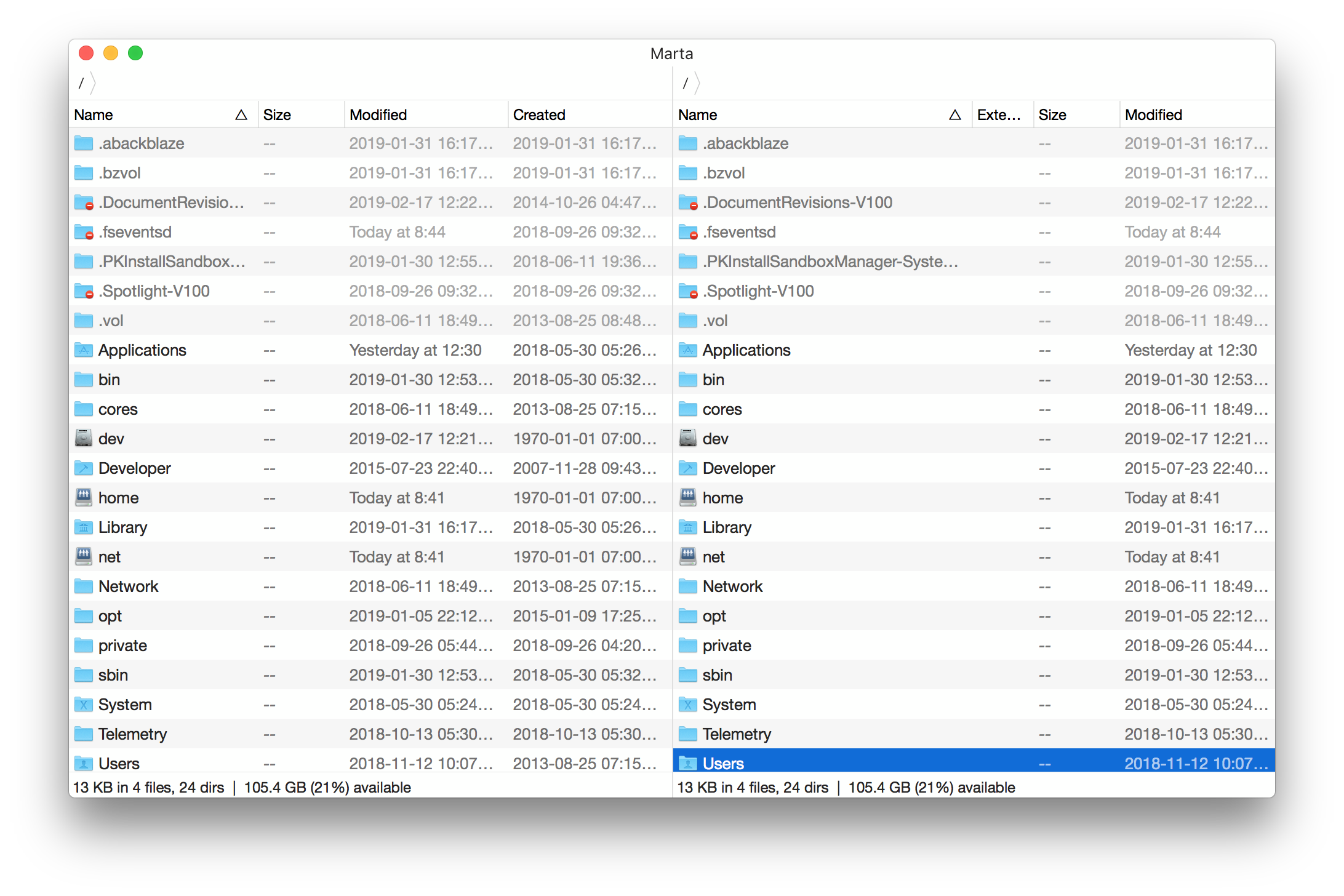 useAlternateColor true breaks everything · Issue #508 · marta-file-manager/marta-issues · GitHub