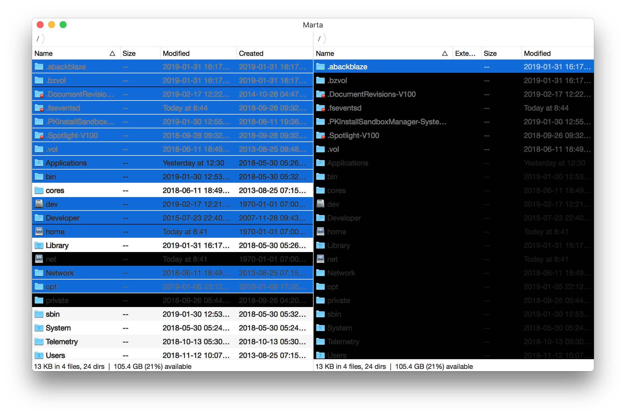 useAlternateColor true breaks everything · Issue #508 · marta-file-manager/marta-issues · GitHub