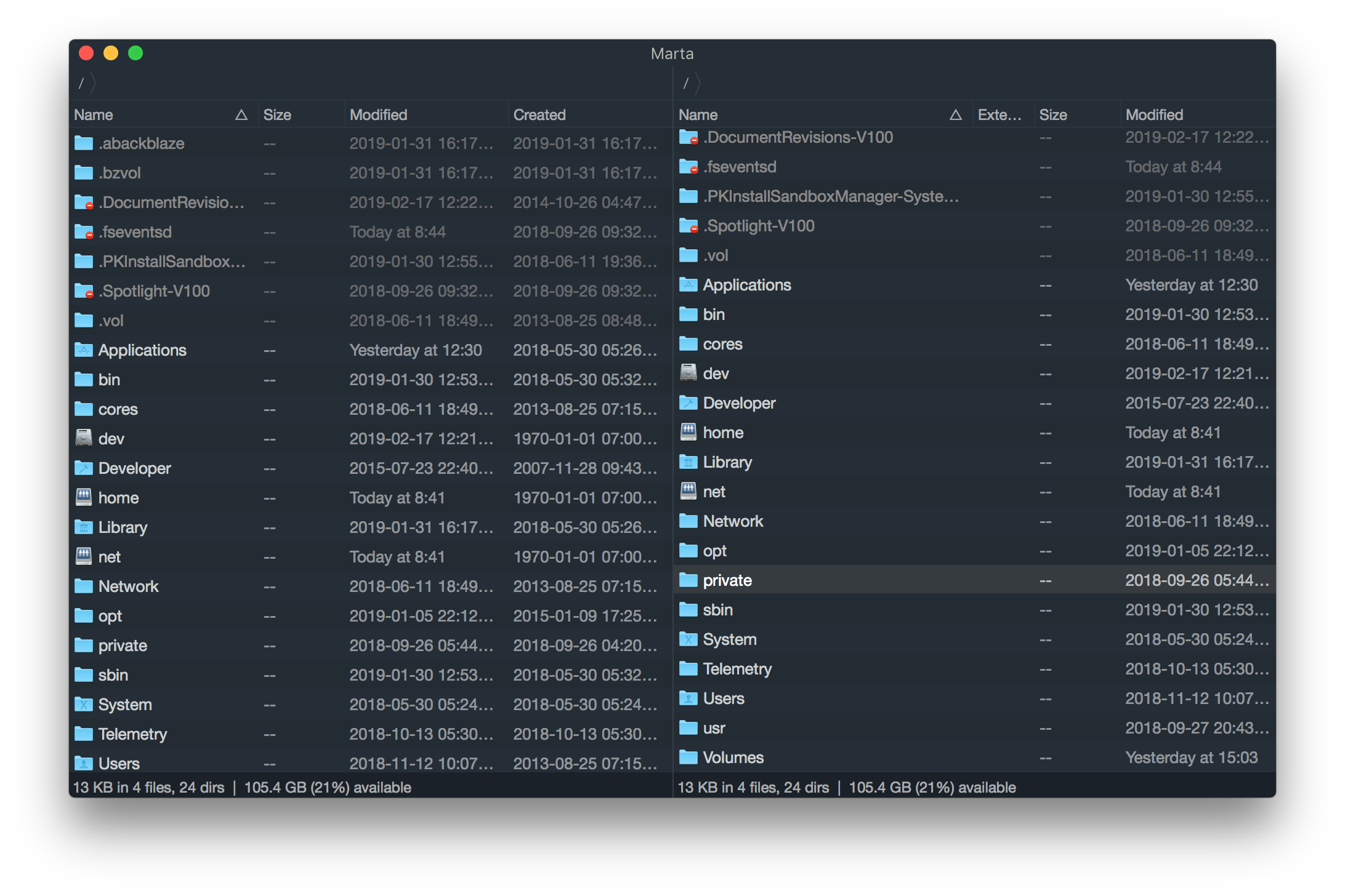 useAlternateColor true breaks everything · Issue #508 · marta-file-manager/marta-issues · GitHub