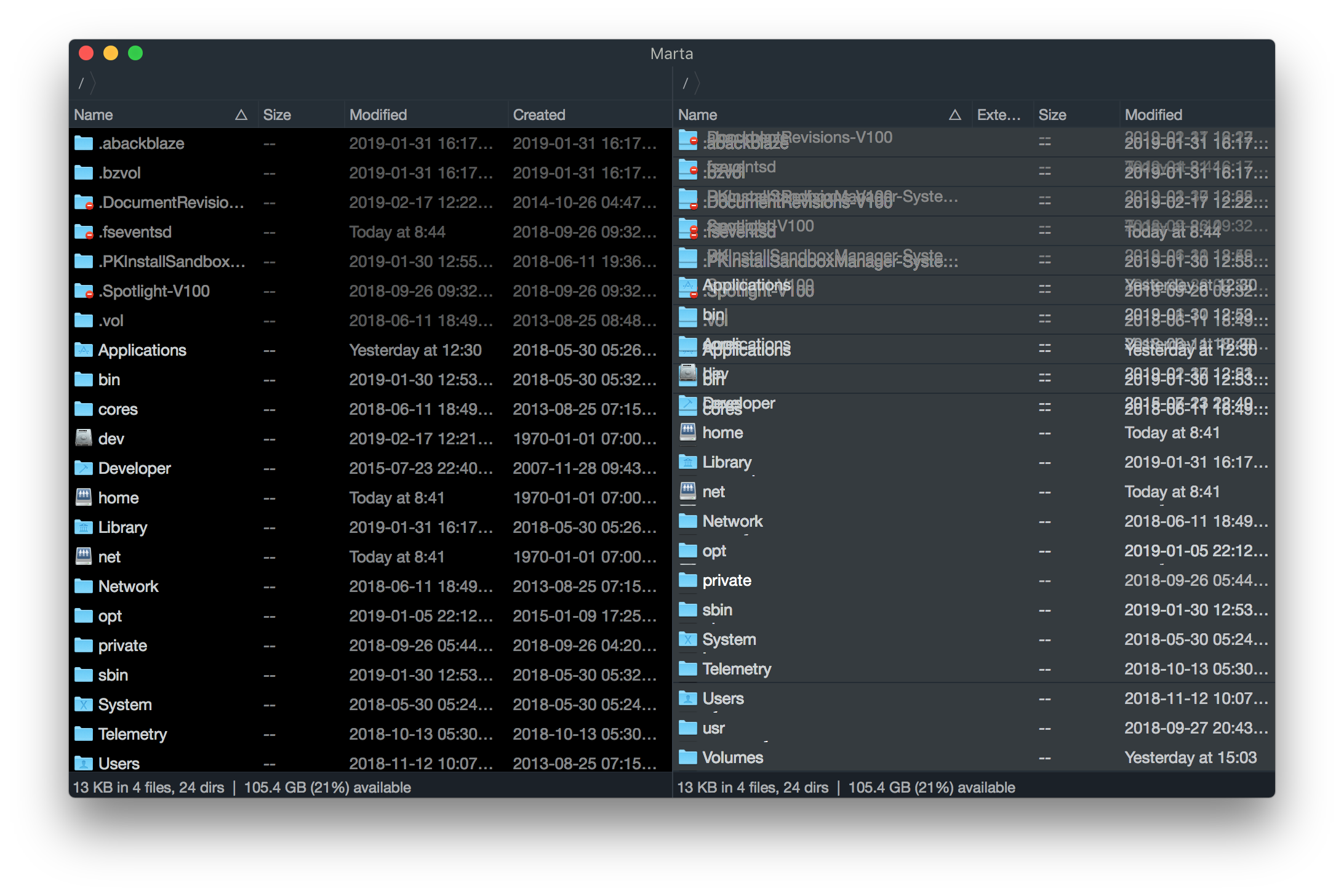 useAlternateColor true breaks everything · Issue #508 · marta-file-manager/marta-issues · GitHub