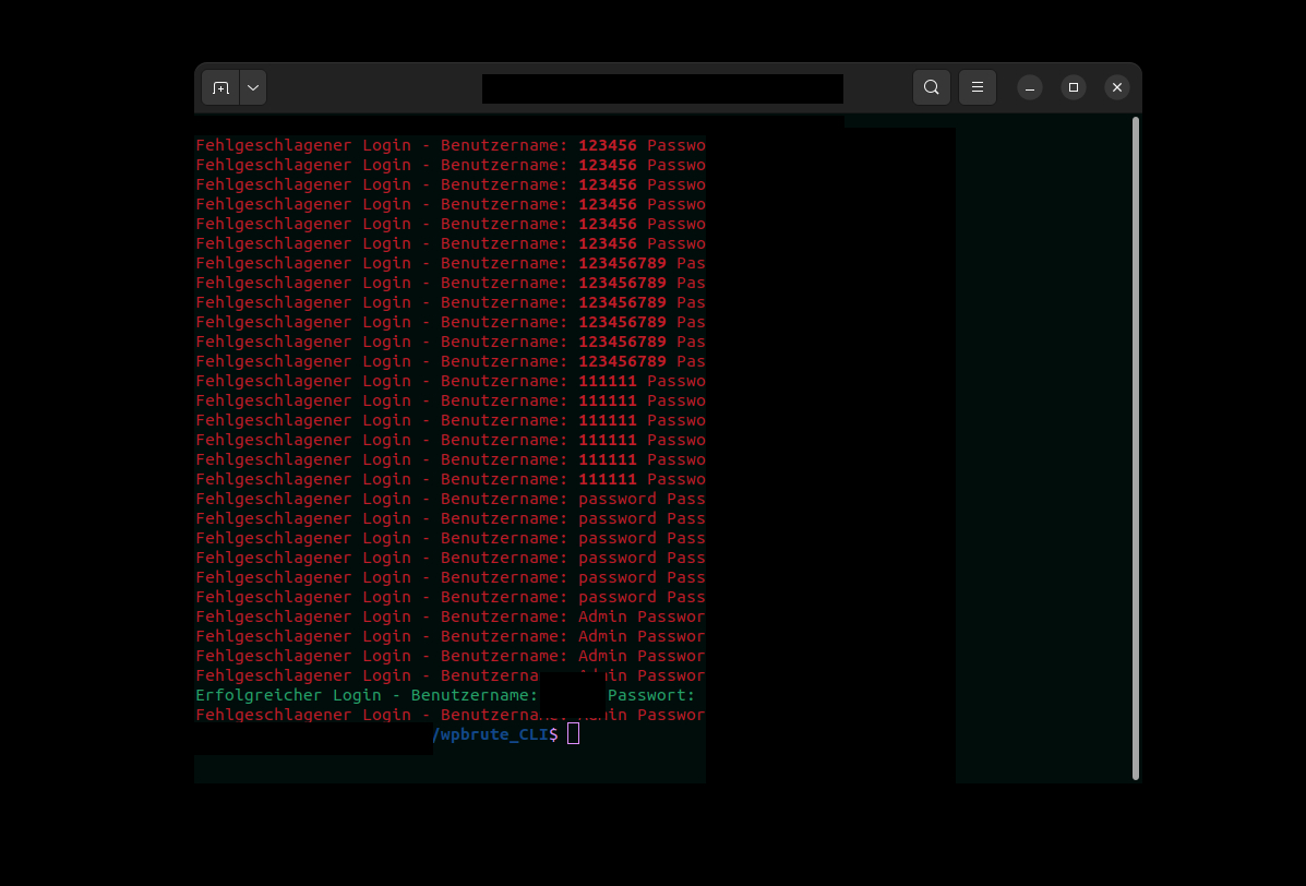 GitHub - THMethical/WPbrute_CLI