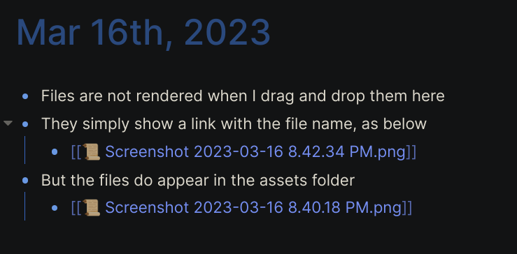 Asset Upload Not Working With Web App · Issue 8840 · Logseqlogseq · Github