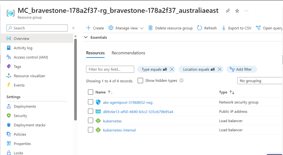 Managed App Environments Creating Internal Loadbalancer And Public Ip In A Different Random