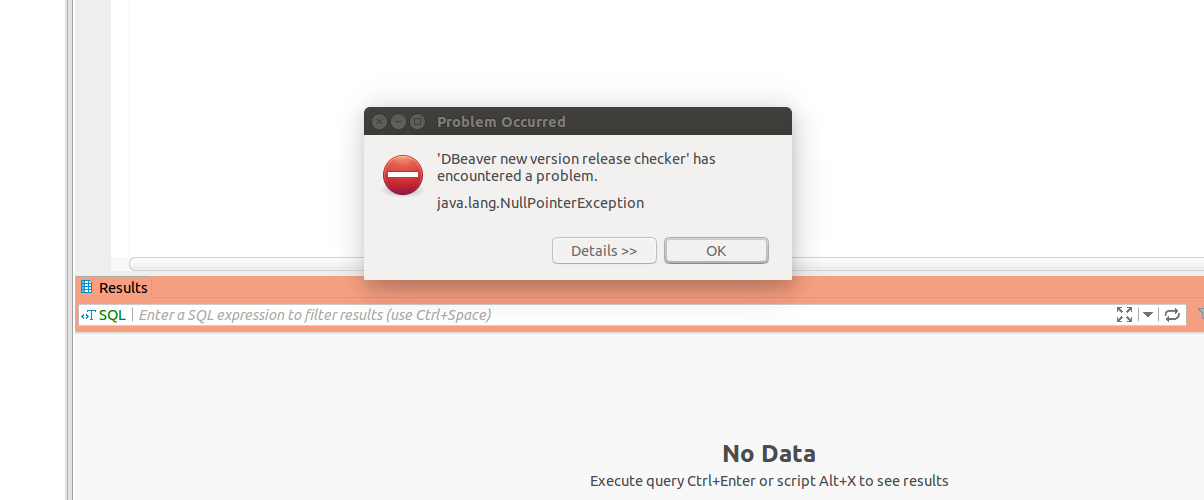 DBeaver new version release checker has encountered a problem · Issue ...