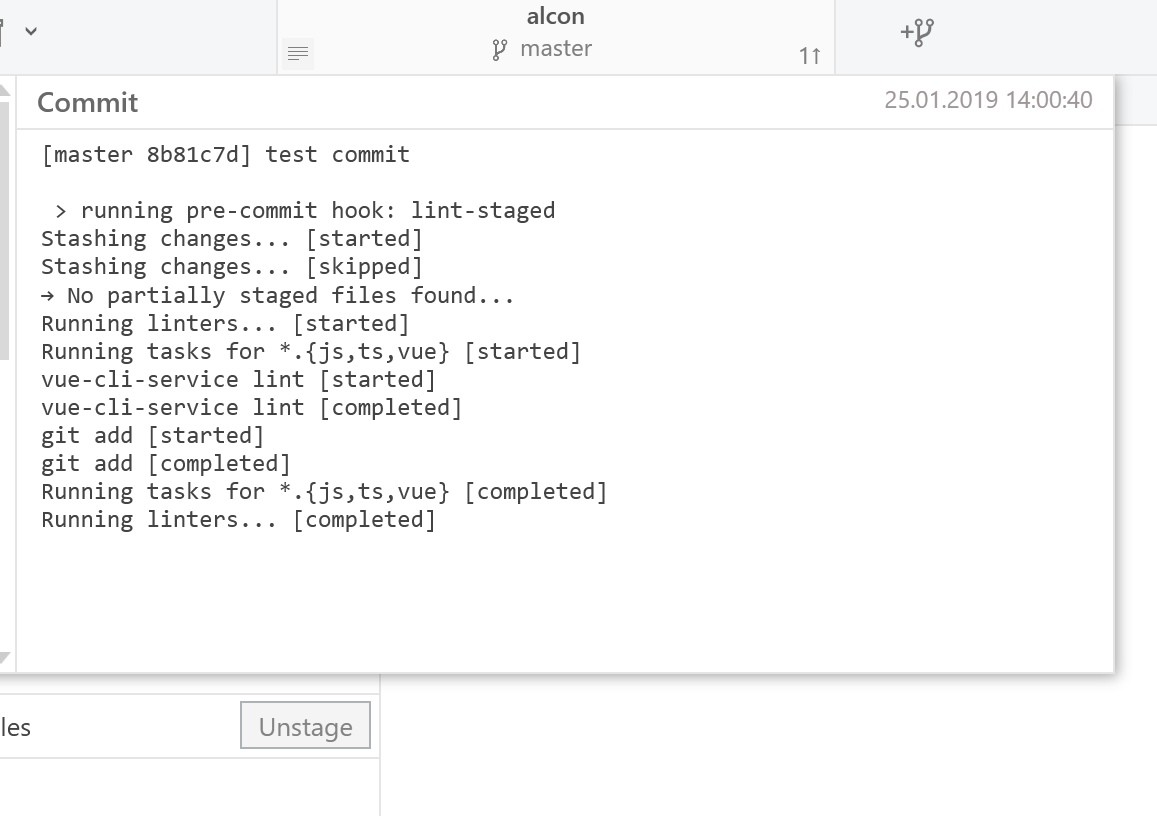 No indication while commit hook is running · Issue #125 · fork-dev/TrackerWin · GitHub