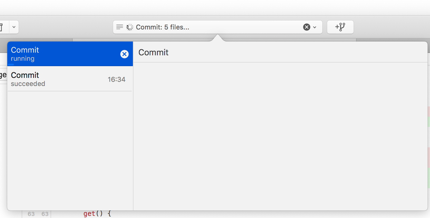 No indication while commit hook is running · Issue #125 · fork-dev/TrackerWin · GitHub
