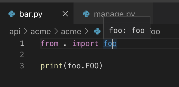 Relative imports not recognized when "DJANGO_SETTINGS_MODULE" string is ...