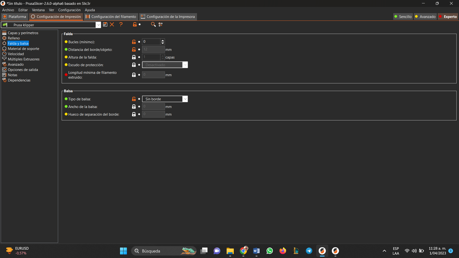 automatic skirt and raft · Issue #10225 · prusa3d/PrusaSlicer · GitHub