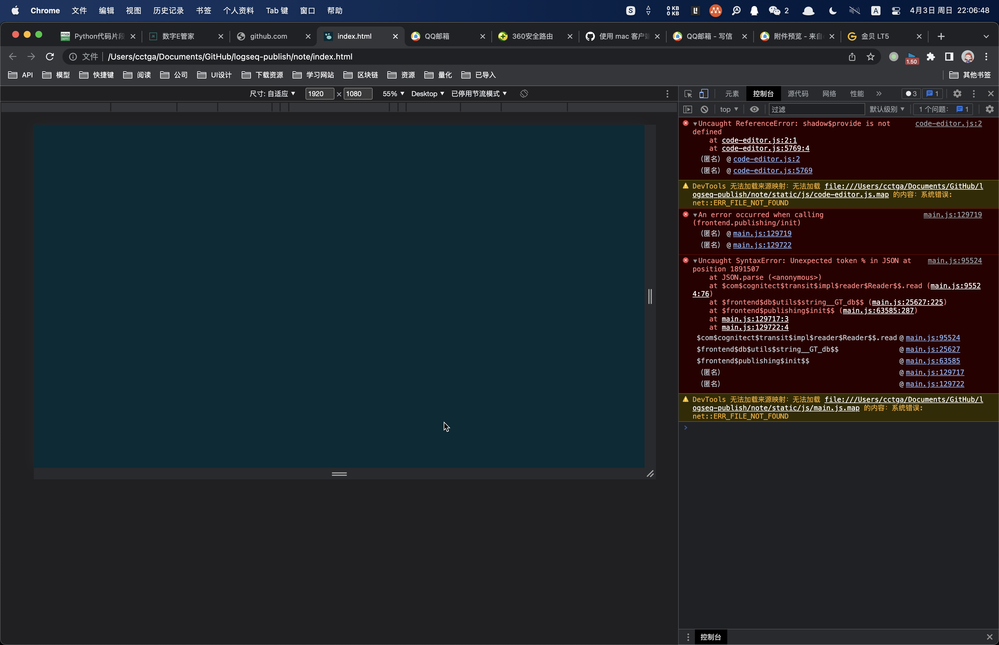 使用 mac 客户端 export publish pages 失败 · Issue #4796 · logseq/logseq · GitHub
