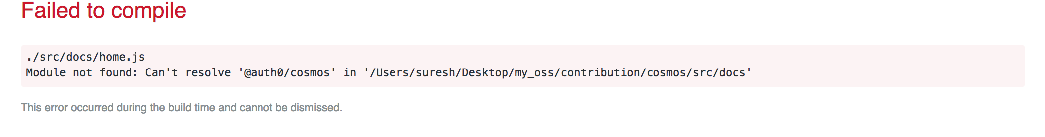 Docs page searching feature breaks the app when I type certain characters · Issue #480 · auth0 ...