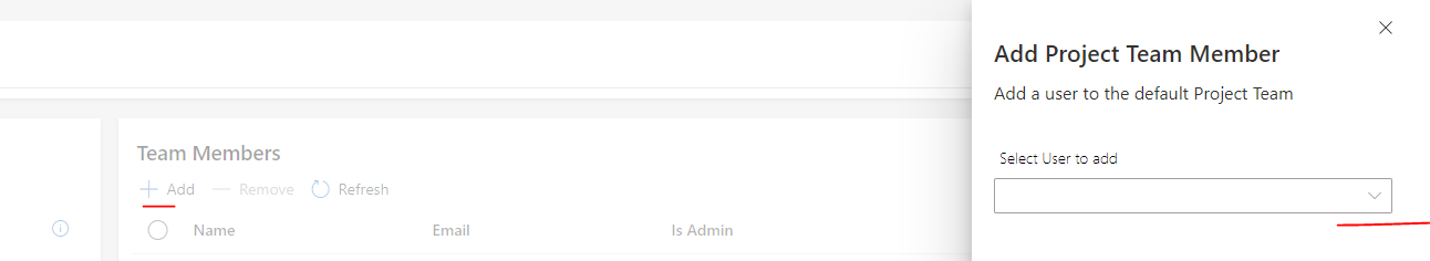 [ALM Accelerator - BUG]: Adding Team Members Not Working in Projects App · Issue #5020 ...