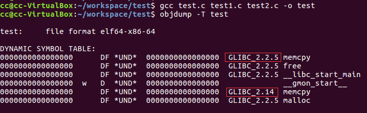 glibc库的版本兼容问题_glibc 2.14 memcpy-CSDN博客