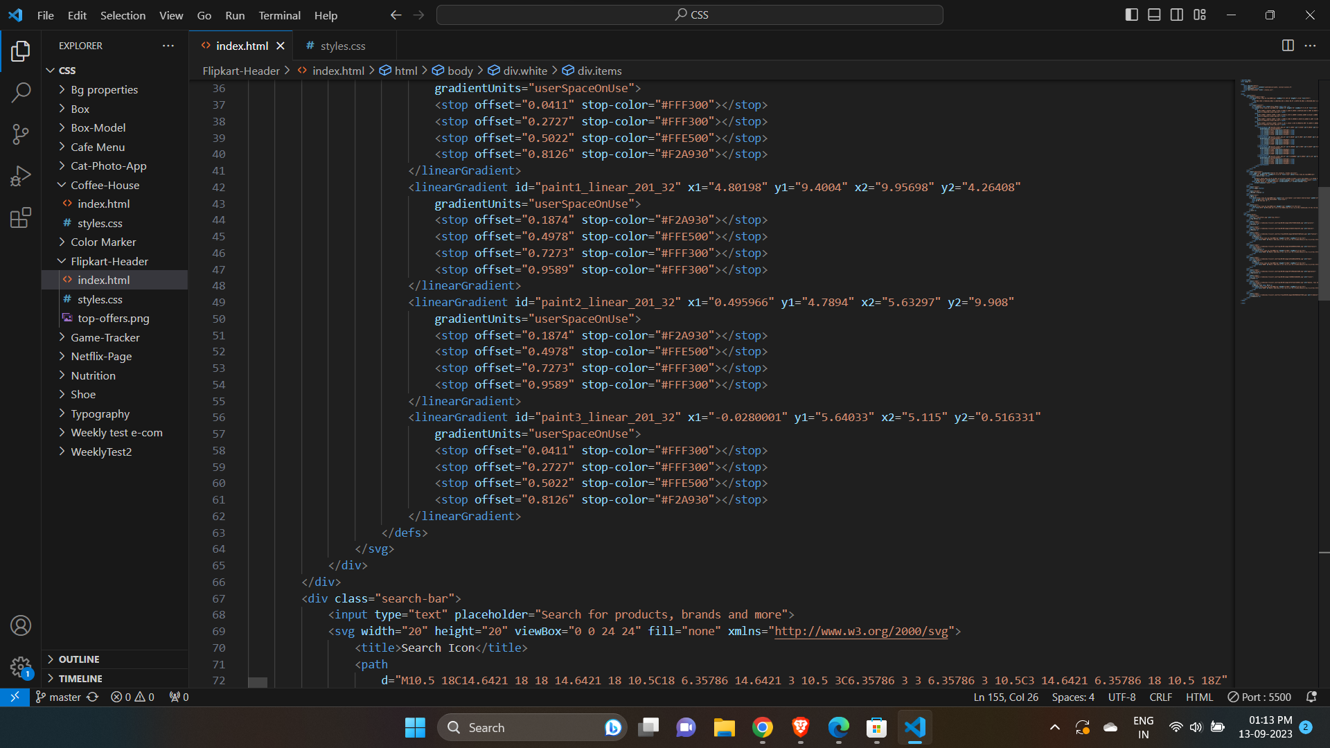 GitHub - jaideepsingh0085/flipkart-navbar