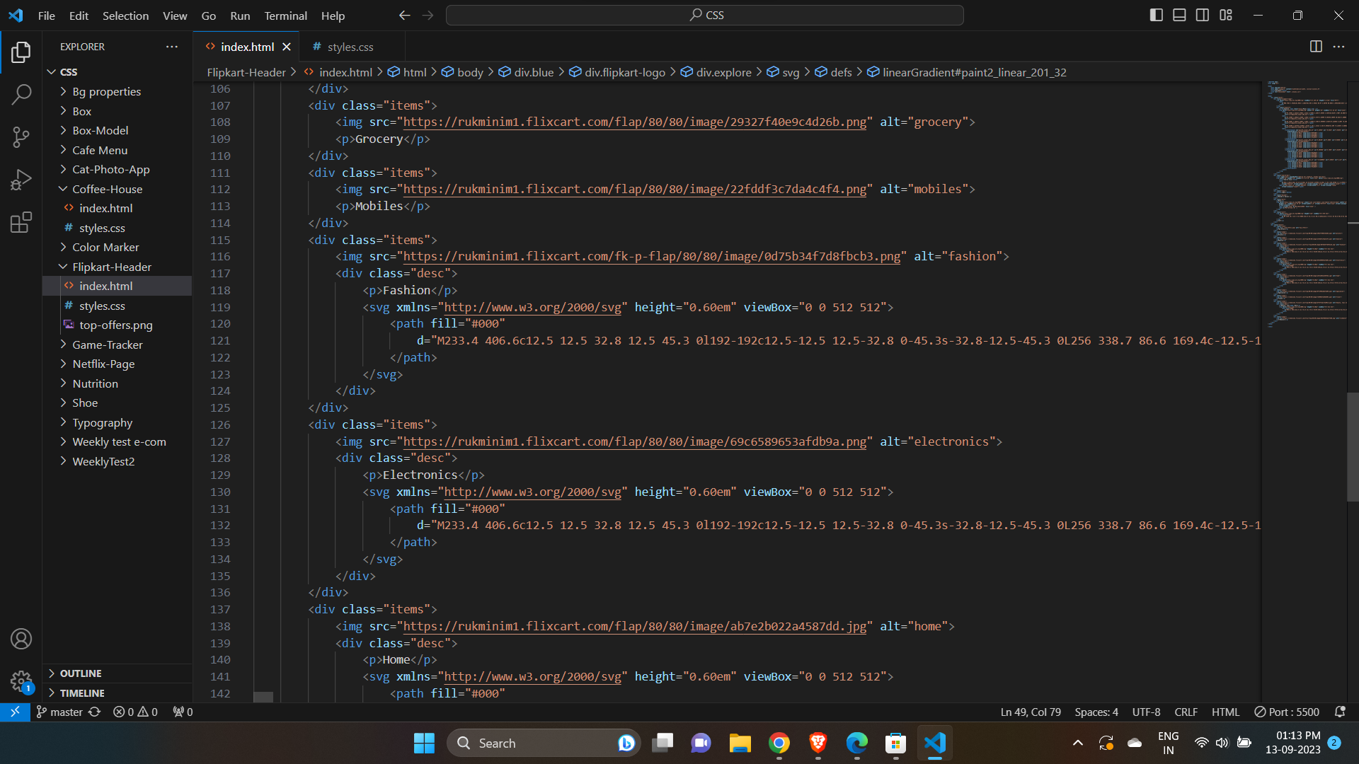 GitHub - jaideepsingh0085/flipkart-navbar