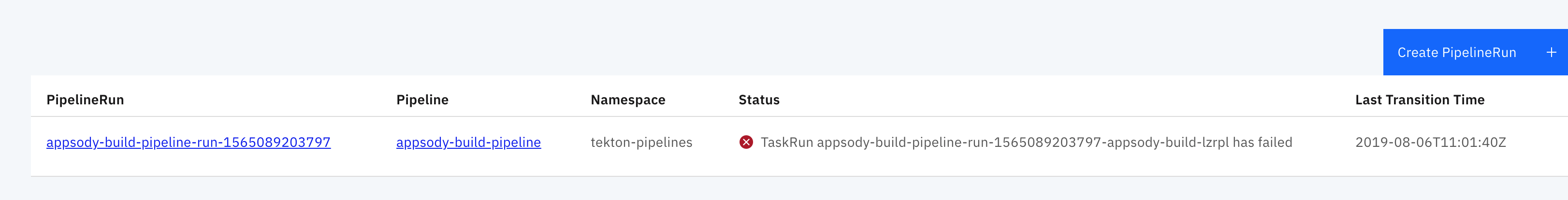 Created PipelineRun isn't immediately displayed when made through UI · Issue #401 · tektoncd ...