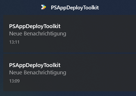 Toast Notification on Win10 install shows wrong Message · Issue #787 · PSAppDeployToolkit ...