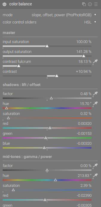 color balance displays both sets of sliders · Issue #6739 · darktable ...