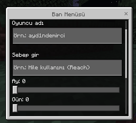 GitHub - ayd1ndemirci/AdvancedBan: AdvancedBan for Pocketmine