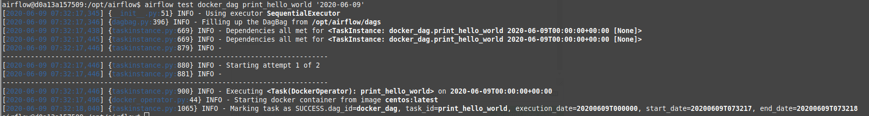 DockerOperator loosing some initial container output · Issue #9190 · apache/airflow · GitHub