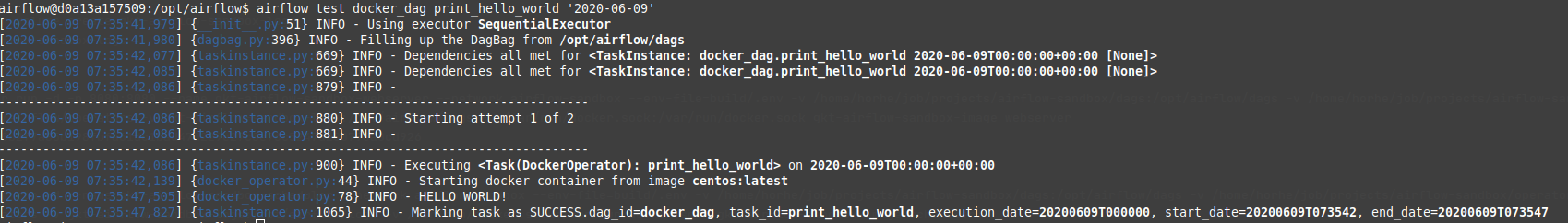 DockerOperator loosing some initial container output · Issue #9190 · apache/airflow · GitHub