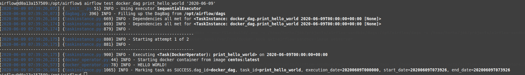 DockerOperator loosing some initial container output · Issue #9190 · apache/airflow · GitHub