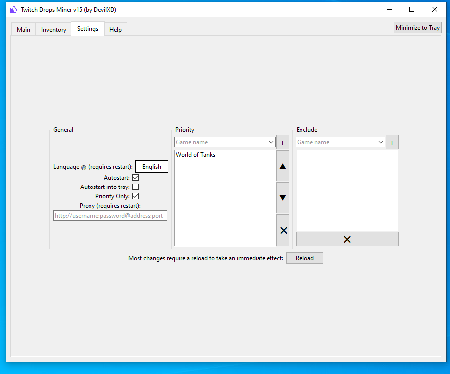 MinerException: GQL error · Issue #163 · DevilXD/TwitchDropsMiner · GitHub