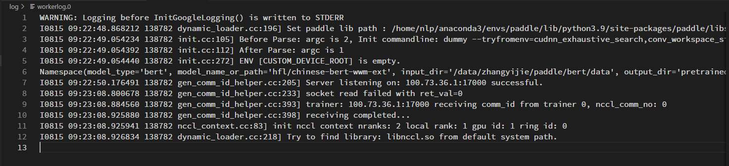 多机多卡运行失败请求解决 · Issue #45129 · PaddlePaddle/Paddle · GitHub
