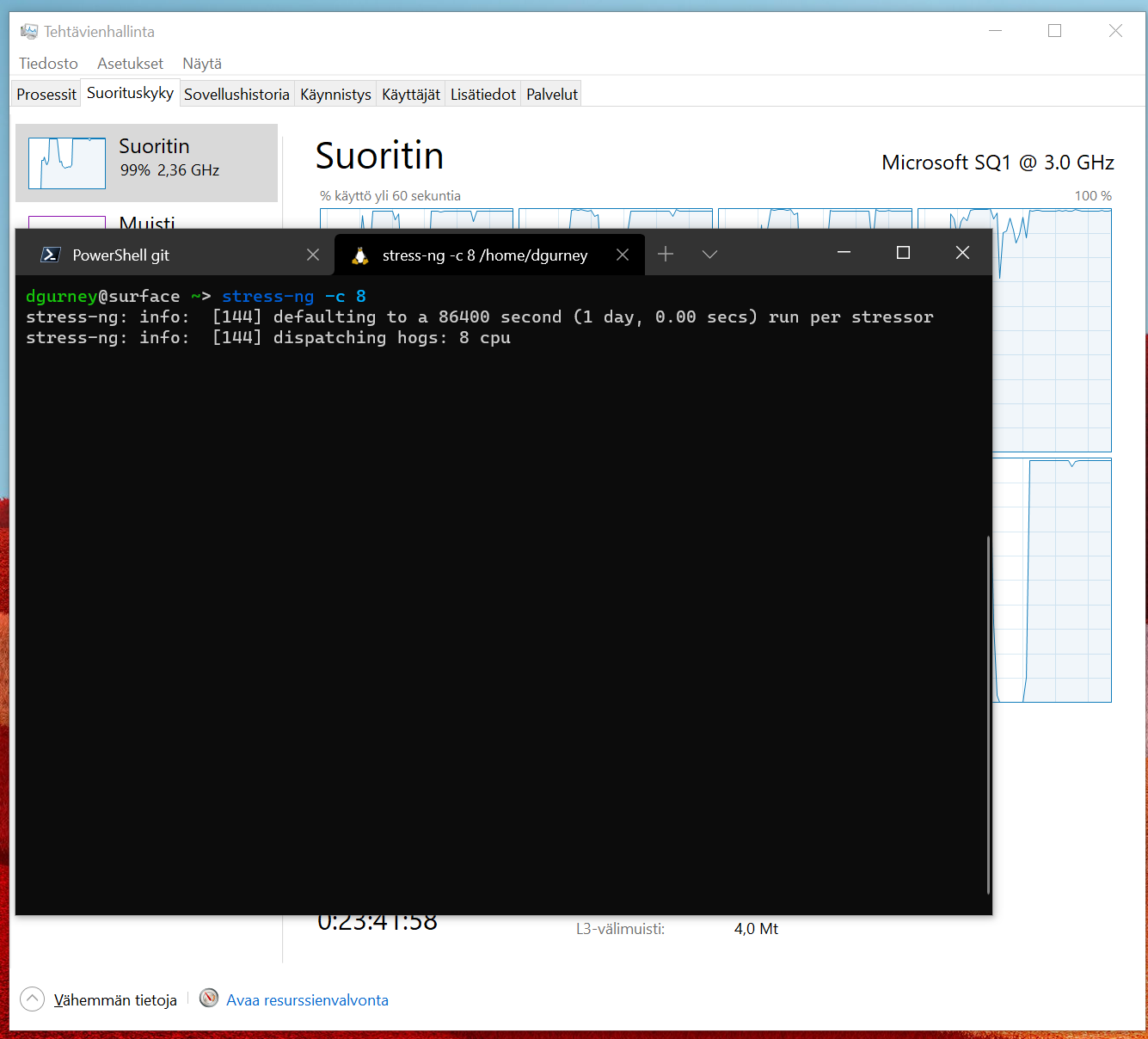 WSL2 on ARM64 runs very slow when CPU otherwise idle · Issue #4696 · microsoft/WSL · GitHub