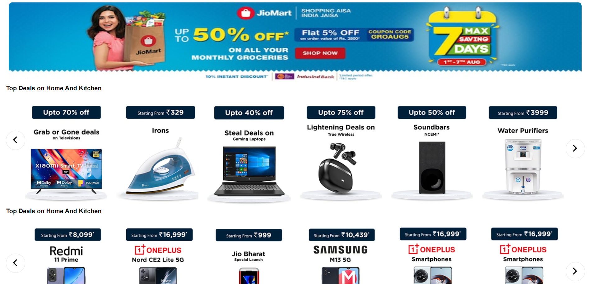 GitHub - MirJahangirAlli/Jio-Mart-Clone: Creating a Jio Mart Clone using HTML, CSS and JavaScript.