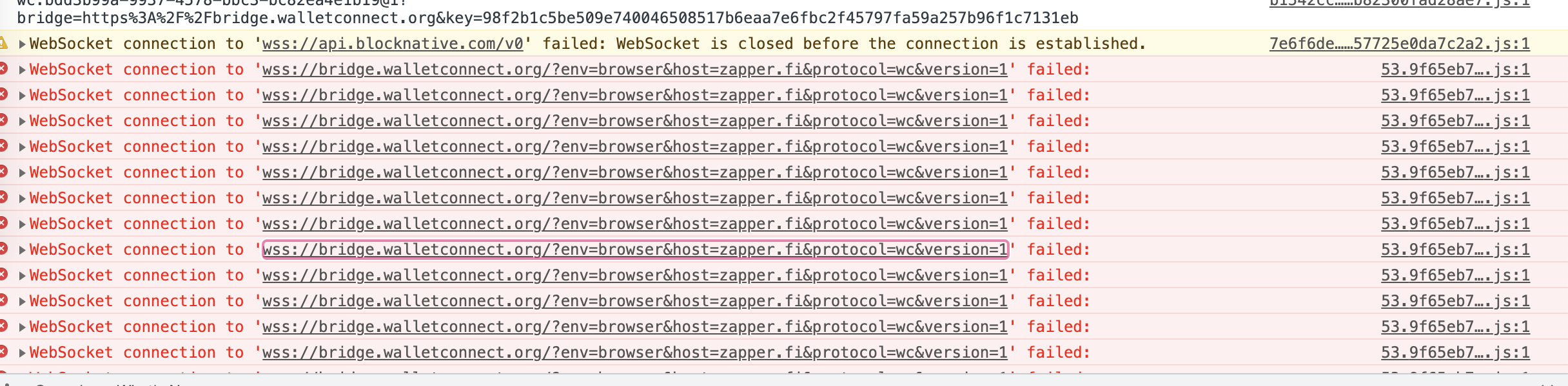 Dapp Can't connect server · Issue #535 · WalletConnect/walletconnect-monorepo · GitHub