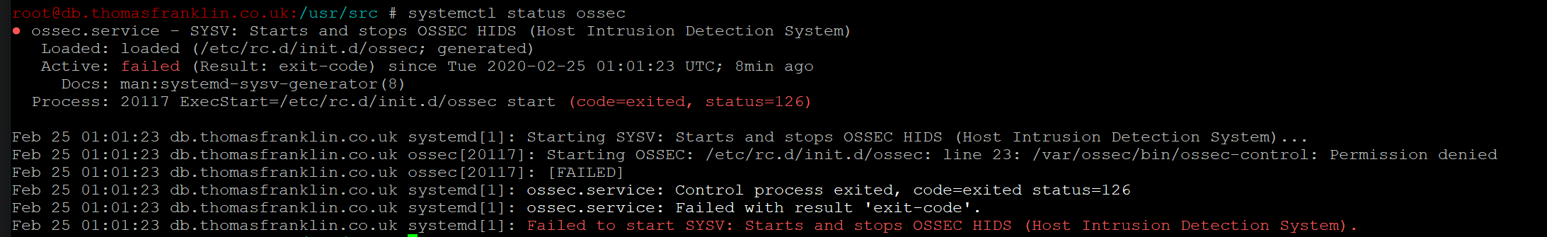 Selinux Preventing Startup On Rhel 8 · Issue 1844 · Ossecossec Hids · Github