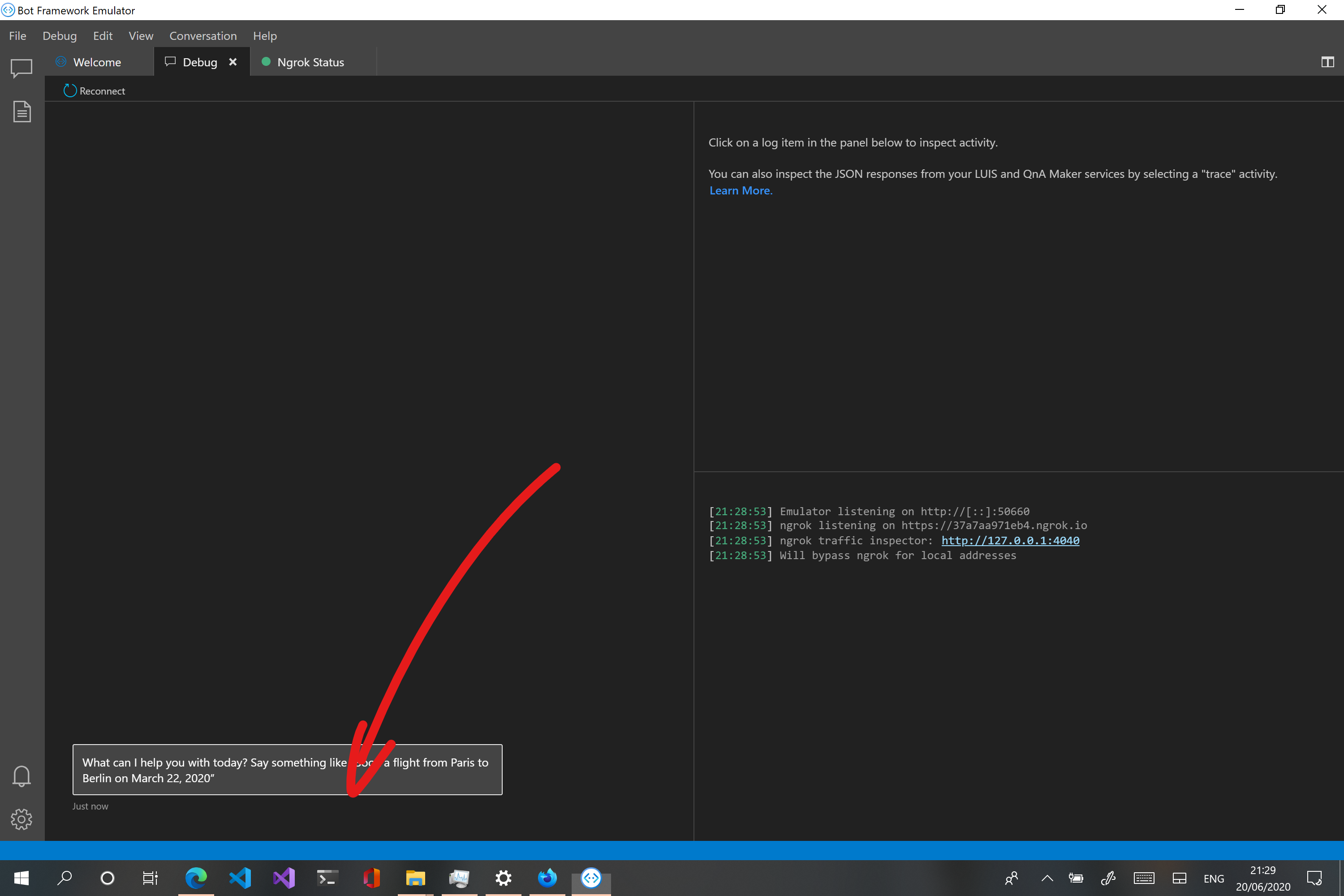 Input Field not showing on Emulator · Issue #2158 · microsoft/BotFramework-Emulator · GitHub