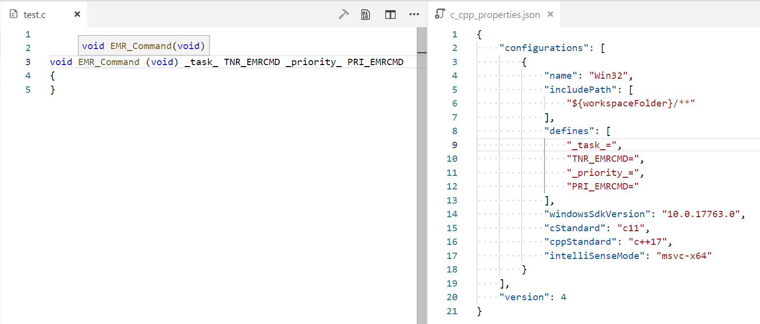 Ignore Function Attributes for RTOS in Embedded C · Issue #2899 ...