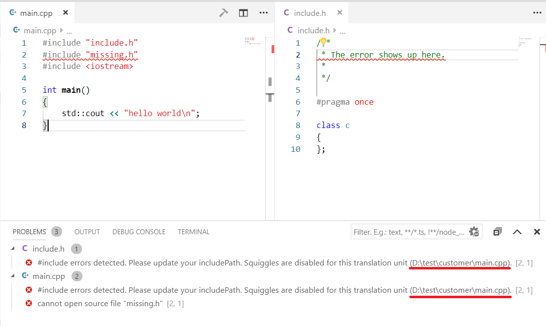 IntelliSense not working with compile_commands.json under linux · Issue #3995 · microsoft/vscode ...